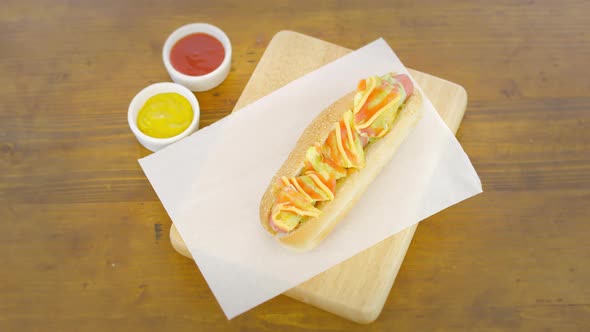 Latin american hot dog, Stock Footage | VideoHive