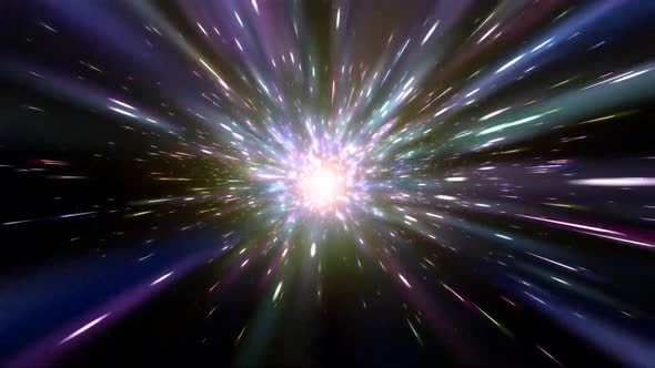 Hyper Speed Space Travel Motion Background, Motion Graphics | VideoHive