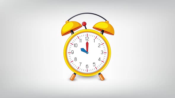 10.00 Cartoon Alarm Clock, Motion Graphics | VideoHive