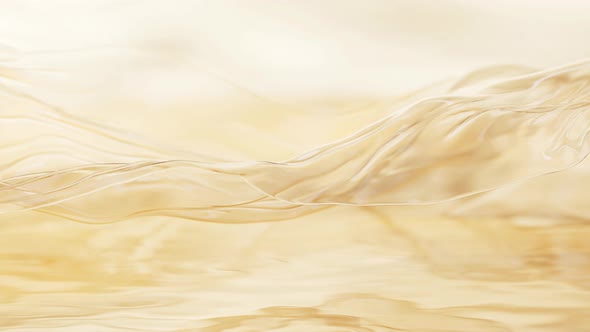 Flowing transparent cloth on water surface, Motion Graphics | VideoHive