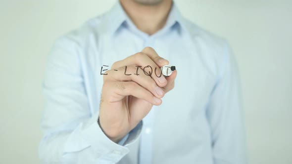 E Liquid, Writing On Screen, Stock Footage | VideoHive