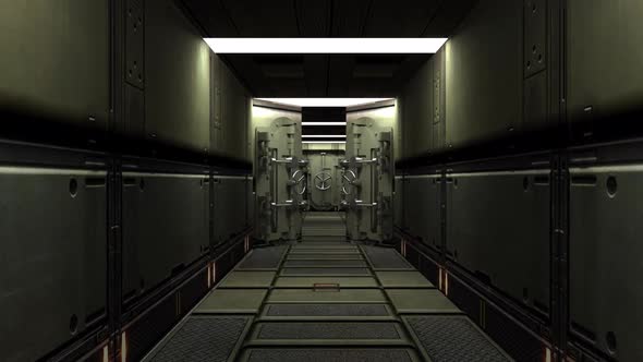 Fantastic Corridor With Doors, Motion Graphics | VideoHive