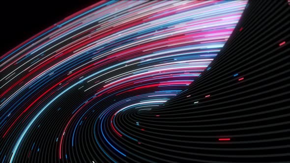 High-speed line abstract technology background digital fiber hi-tech ...