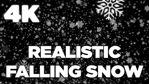 Realistic Snow Falling, Motion Graphics | VideoHive