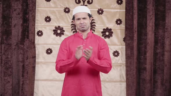Muslim man clapping, Stock Footage | VideoHive