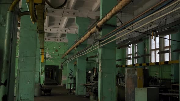 Old Dark Abandoned Factory, Stock Footage | VideoHive
