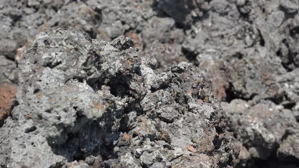Spongy Porous Broken Basalt Stones, Stock Footage | VideoHive
