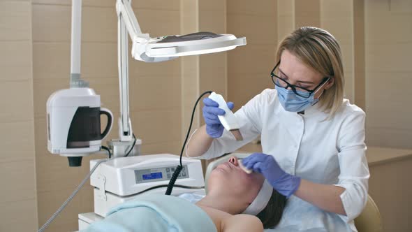 Ultrasonic Facial Treatment, Stock Footage | VideoHive