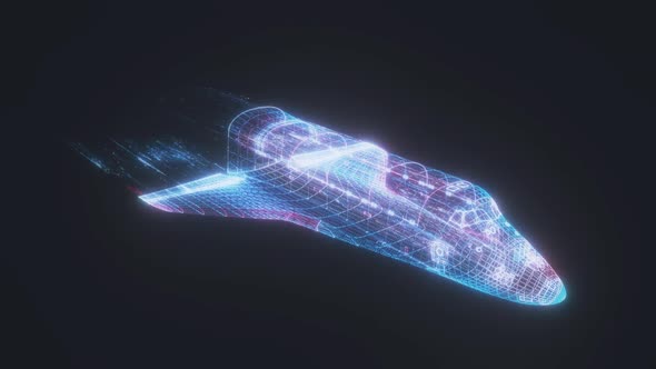 Abstract Space Shuttle Hd, Motion Graphics | VideoHive