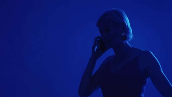 Emergency Call 911 Help Scared Woman Phone Night, Stock Footage | VideoHive