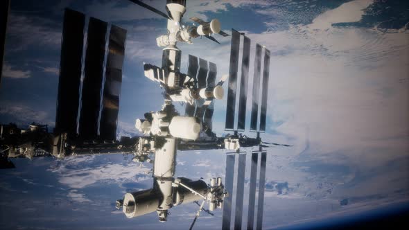 Earth and Outer Space Station Iss, Motion Graphics | VideoHive