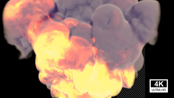 Extream Fire Explosion 4K, Motion Graphics | VideoHive