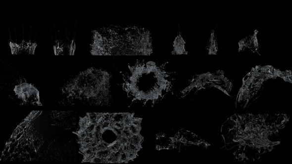 Water Splash Pack, Motion Graphics | VideoHive