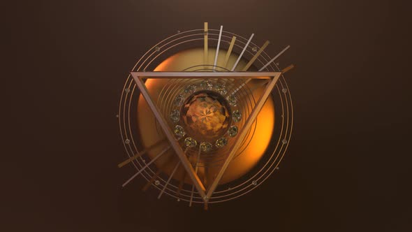 Abstract Floating Kinetic Metal Alien Technology Artifact Relic Art ...