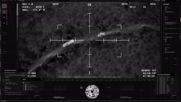 Attacking the target vehicles with a remote combat missile after the ...