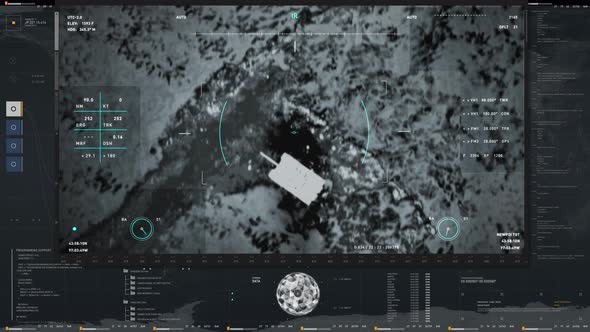 Future War Weapon System Tracking Enemy Army Force Military Tank During ...