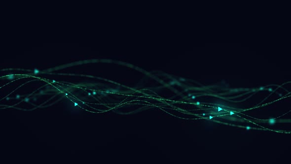 4K Abstract particle background (loopable), Motion Graphics | VideoHive