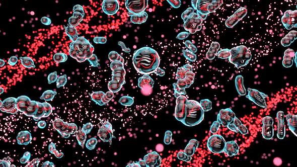 Abstract medical animation of bacteria, Motion Graphics | VideoHive