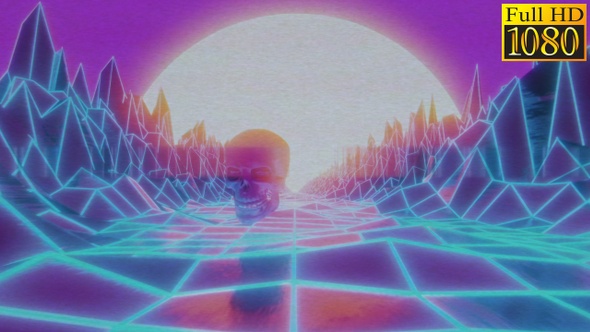 Retrowave Vj Loops Pack V10, Motion Graphics | VideoHive