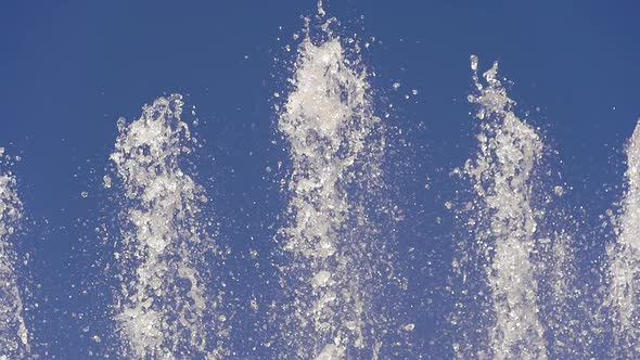 Pure Water Jet Directed Upward, Stock Footage | VideoHive