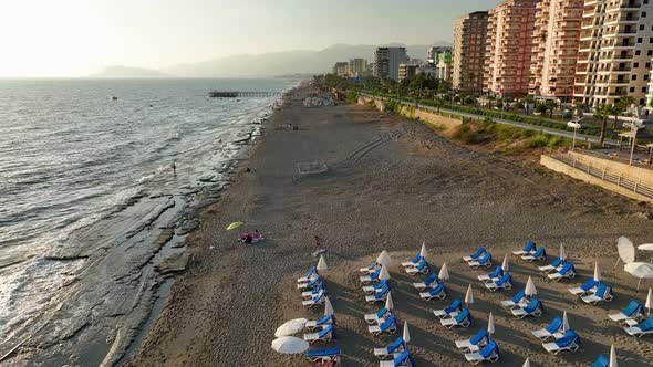 Summer Beach Mahmutlar Turkey Alanya 4 K, Stock Footage | VideoHive