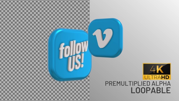 Follow Us on Vimeo, Motion Graphics | VideoHive